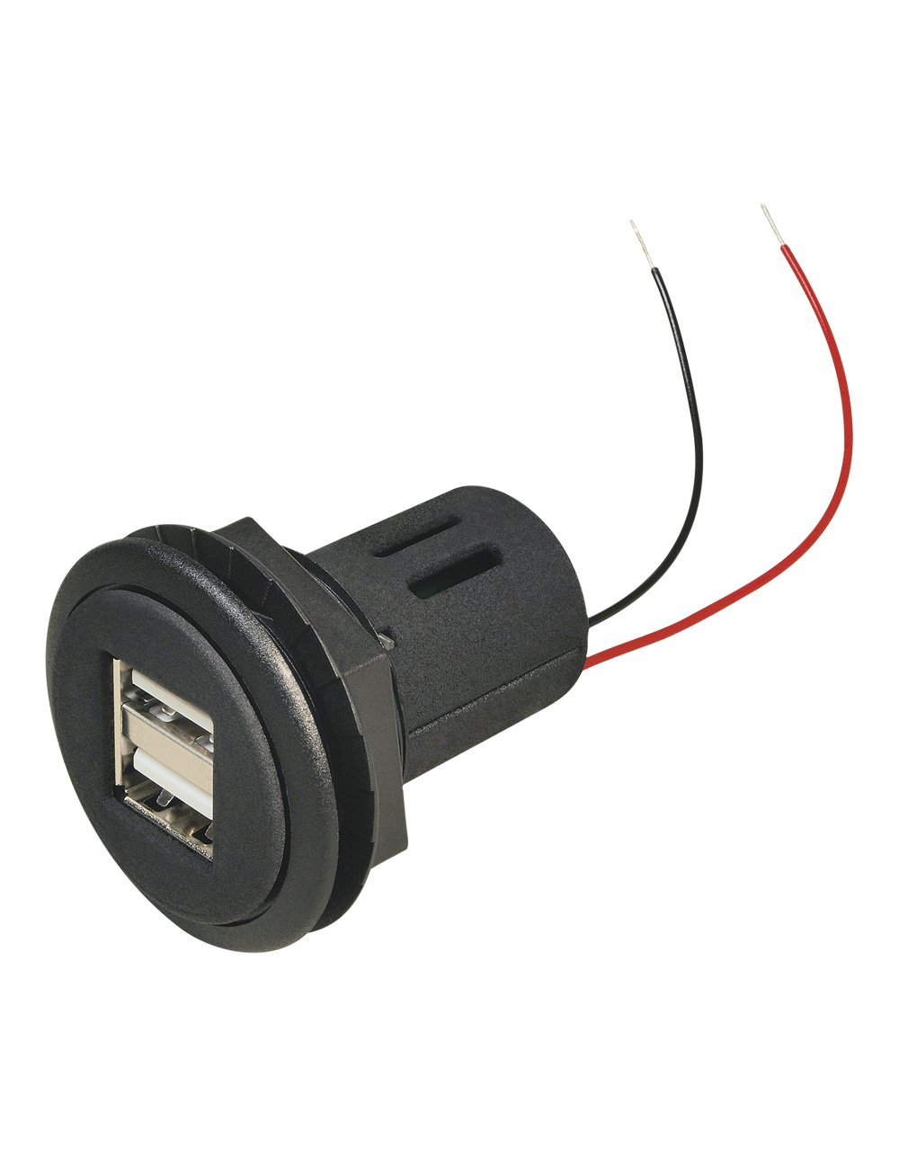 Stikdåse USB dobbeltstik 12-24DC - 12V stik - Camper Fritid Online